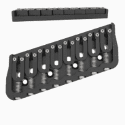 Hipshot 8-String Multi-Scale 18° Fixed Guitar Bridge - .175" | Reverb