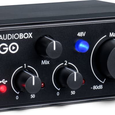 Presonus AudioBox GO 2x2 USB-C Bus Power Audio Recording | Reverb