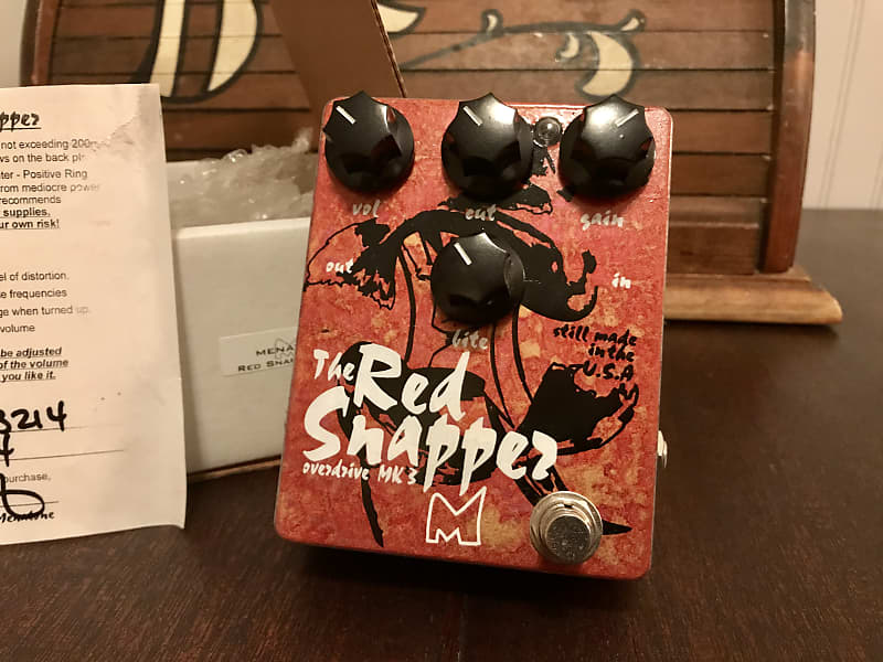 Menatone Red Snapper Transparent Overdrive 4 Knob MKIII | Reverb