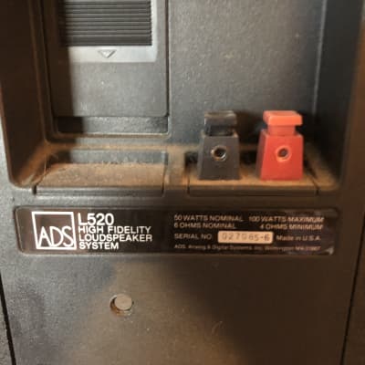 ADS L520 Passive Speaker Pair | Reverb