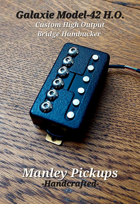 Guitar Humbucker Overwound High Output Manley Pickups | Reverb