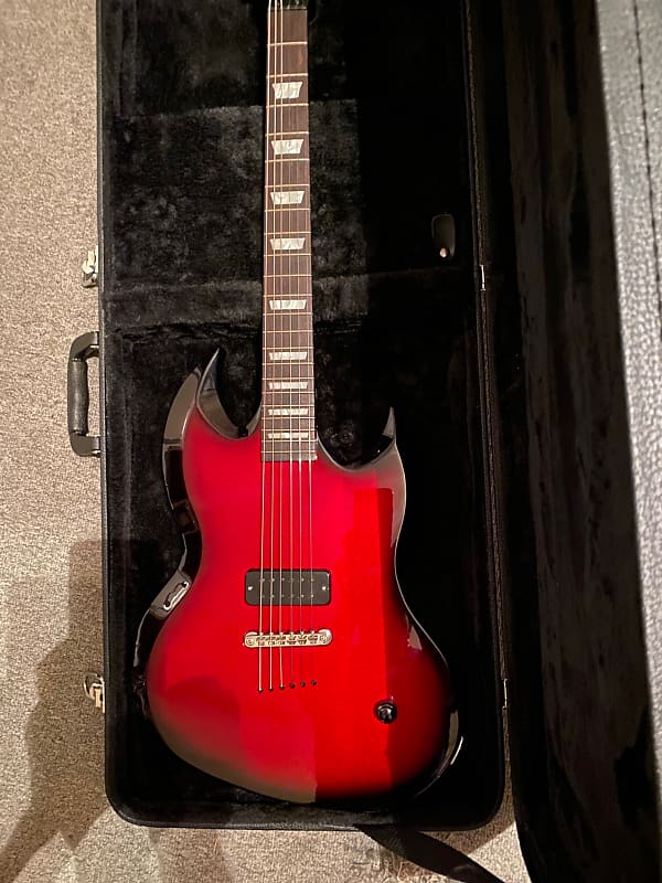Warmoth Diamondback 2022 Ruby Red Flame | Reverb