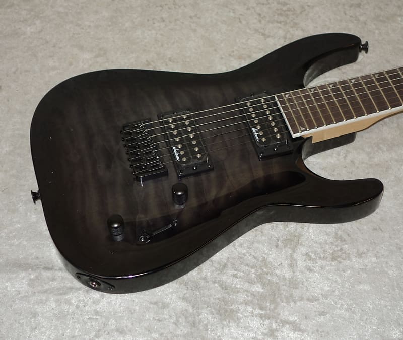 Jackson JS Series Dinky Arch Top JS22Q-7 DKA HT black burst | Reverb