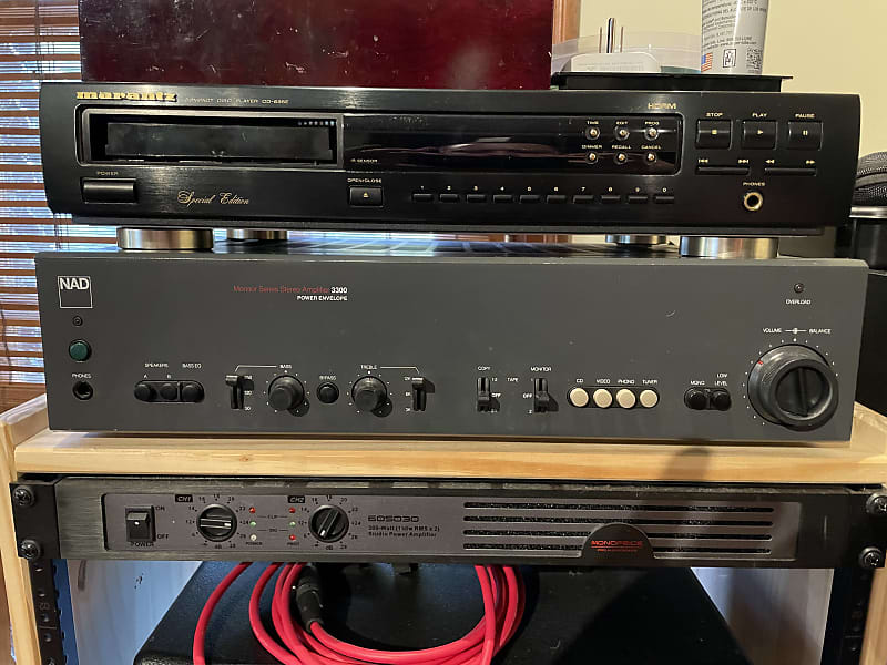 NAD Integrated Stereo Amplifier 3300 PE - Military green | Reverb