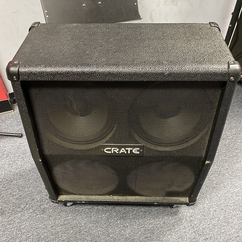 Crate G412SL 4 X 12 Slanted Guitar Cabinet with Crate Pedal | Reverb