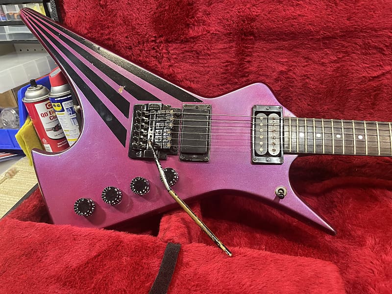 Hamer Scarab 1986? - Shocking Purple | Reverb