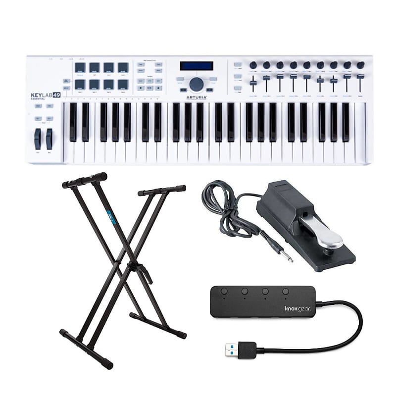 Arturia KeyLab Essential 49 Keyboard Controller with Knox X | Reverb