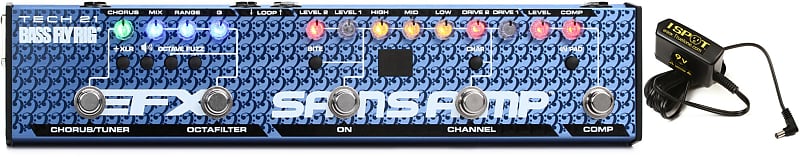 Tech 21 Bass Fly Rig v2 Bass Multi-effects Pedal Bundle with | Reverb