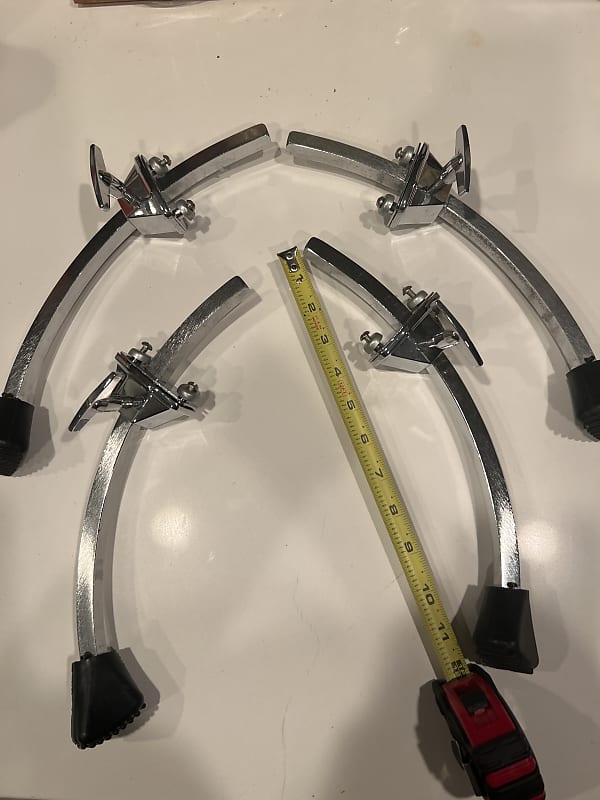 Ludwig Vintage Ludwig Bass drum spur Circa 1982 - Chrome | Reverb