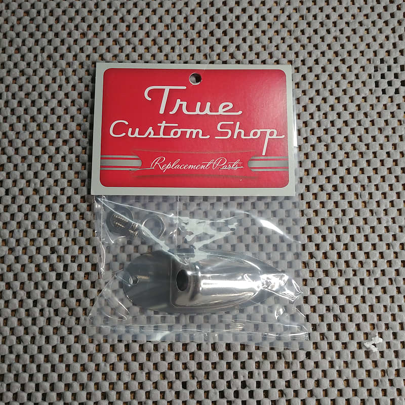 True Custom Shop Stratocaster nickel Jack Plate with screws | Reverb