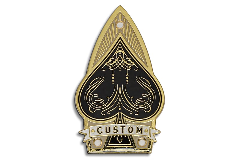 HellParts 3-Hole Brass Gretsch® Style Gold Spade Truss Rod | Reverb