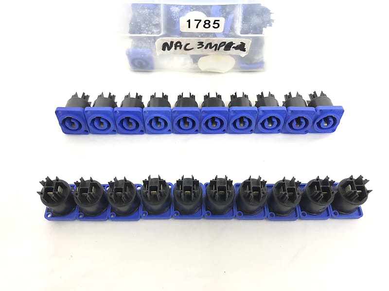 Neutrik NAC3MP 20A 250V Power Connector #1785 (LOT OF 4) | Reverb