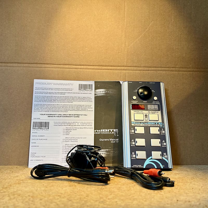 Red Sound SoundBITE Auto-Loop Module XL • Rare • Mint | Reverb