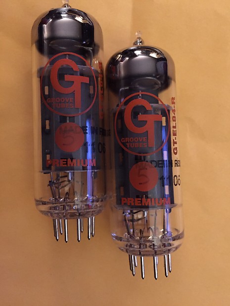 Groove Tubes GT EL84R Matched Pair Like New | Reverb