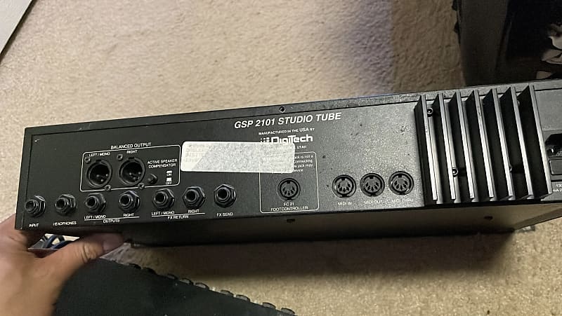 Digitech GSP-2101 Studio Tube Preamp/Multi Effects Guitar | Reverb