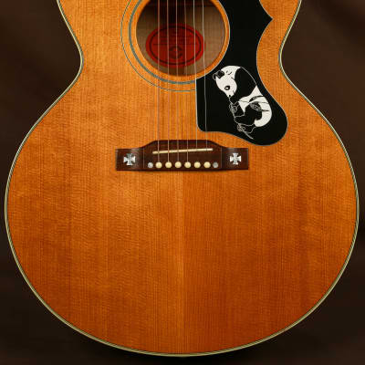 2003 Gibson J-185 Panda Custom Acoustic Guitar J-200 SJ-200 | Reverb