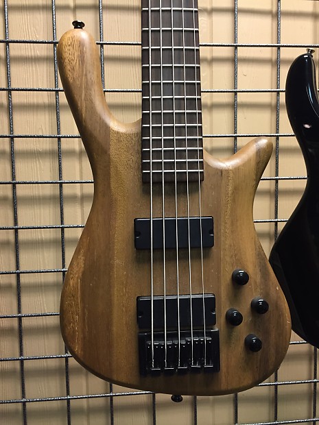 Devlin 5 String Bass Neck Through Body Natural | Reverb