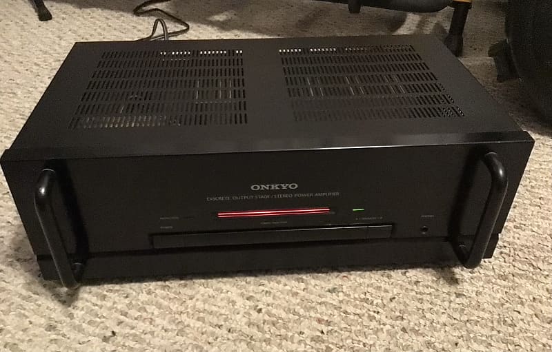 Onkyo M-5100 Discreet Output Stage / Stereo Power Amplifier | Reverb