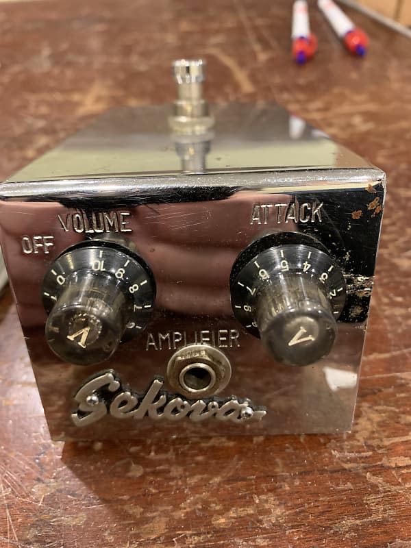 Sekova 59 Maestro FZ-1A 1960s - Chrome Fuzz Box | Reverb