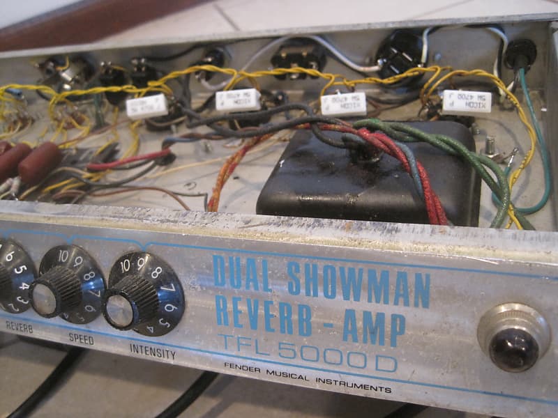 Fender Dual Showman Reverb Amplifier Chassis 1969 - Serviced, | Reverb