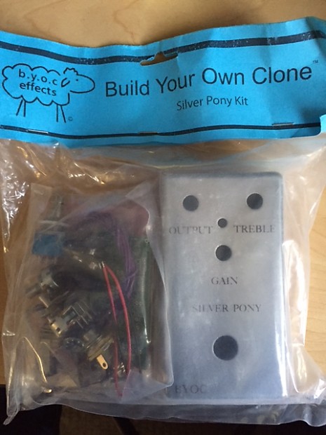 B.Y.O.C Silver Pony DIY kit (Silver Klon Centaur kit) | Reverb