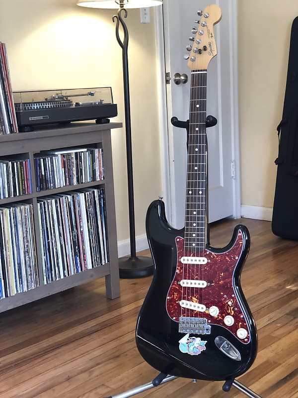 Squier Stratocaster MIJ E Series Serial 1987 Black | Reverb