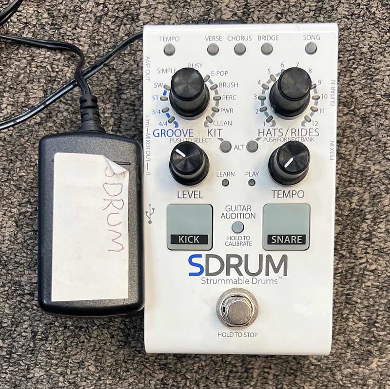 Digitech SDrum Strummable Drums Pedal (Pre-Owned) | Reverb