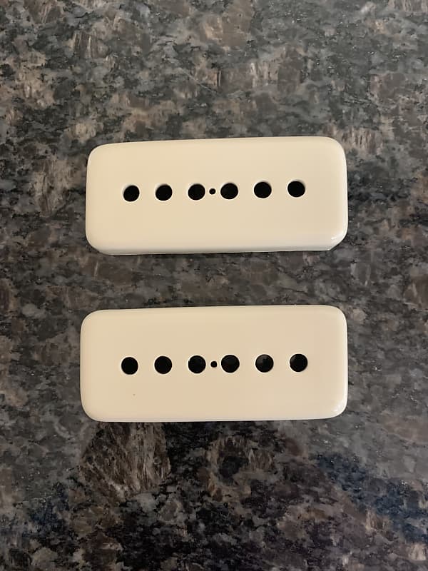 Custom Guild Franz P90 soapbar pickup covers M-75 Aristocrat | Reverb