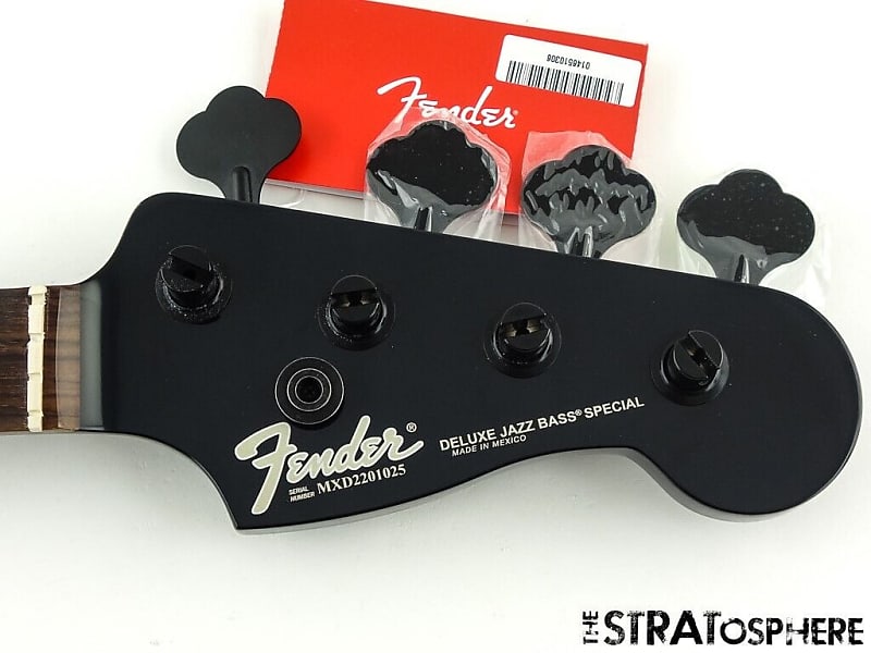 Fender Duff McKagan Deluxe Precision Bass NECK & TUNERS Black | Reverb