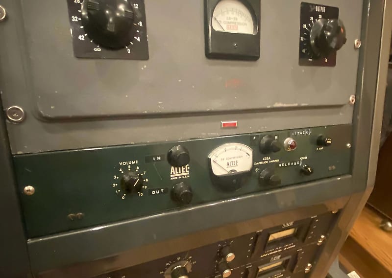 Altec 438A Vintage Tube Compressor with RS124 Mods and Spare | Reverb