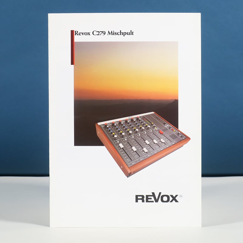Revox C279 mixer original brochure in German | Reverb