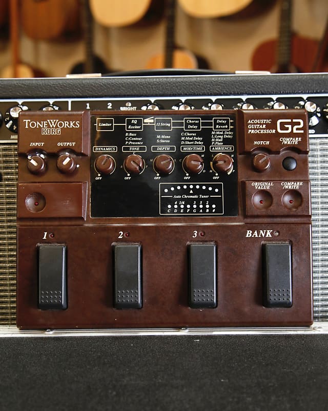 Korg Toneworks G2 Acoustic Guitar Processor Multi Effects | Reverb