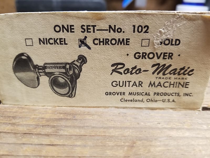 Grover Roto-matic Star Milk Bottle 102 - Chrome | Reverb