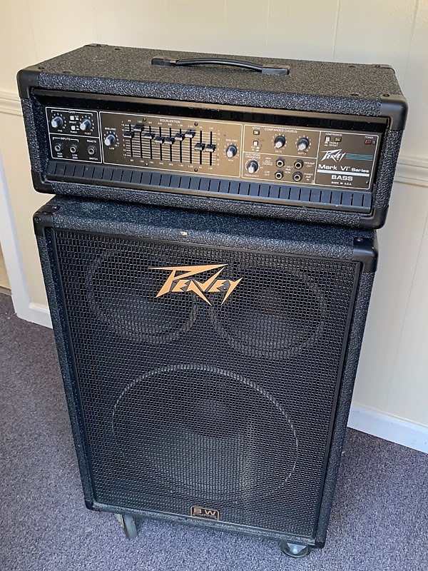 Peavey Mark VI Bass Head w/ 1516 Cabinet - Black | Reverb