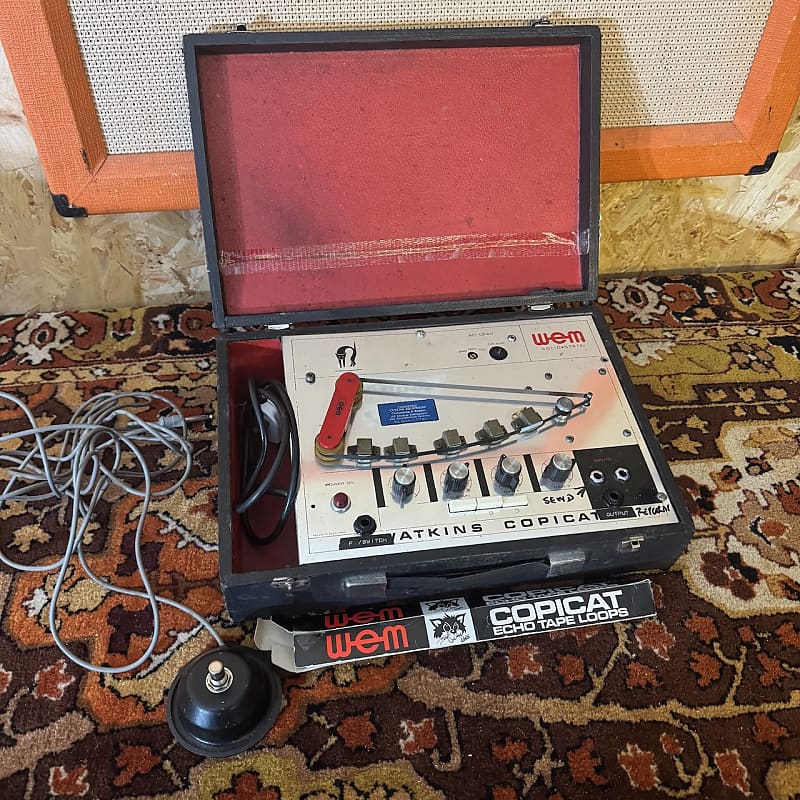Vintage 1970s WEM Watkins Copicat MKIV Tape Echo Unit Effects | Reverb