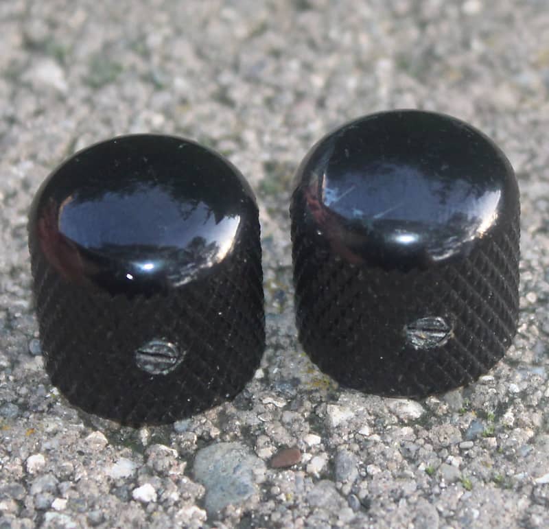 Metal Knurled Dome Control Knobs for Tele, Jackson, etc (732) | Reverb