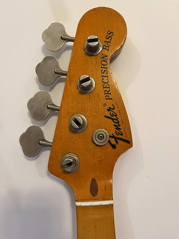 Fender Precision Bass Neck Loaded 1972 Maple! Rare! | Reverb
