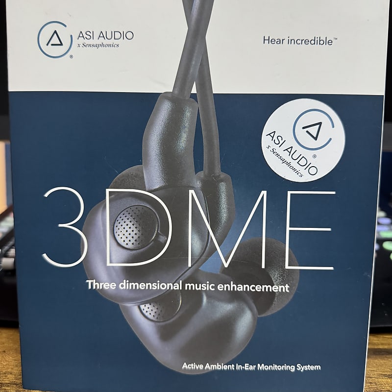 ASI Audio 3DME Ambient In Ear Monitor 2023 - Black | Reverb