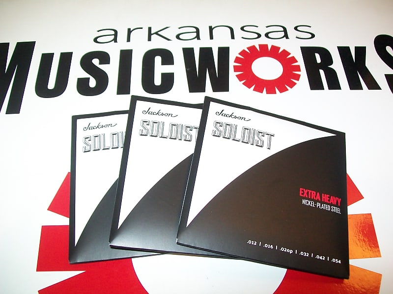 3 SETS! Jackson Soloist 12-54 Extra-Heavy Guitar Strings - | Reverb