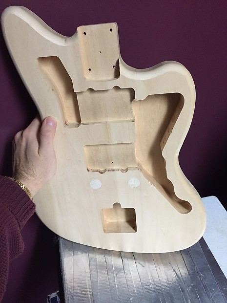 Fender Unfinished Jazzmaster Body Custom Unfinished Natural | Reverb