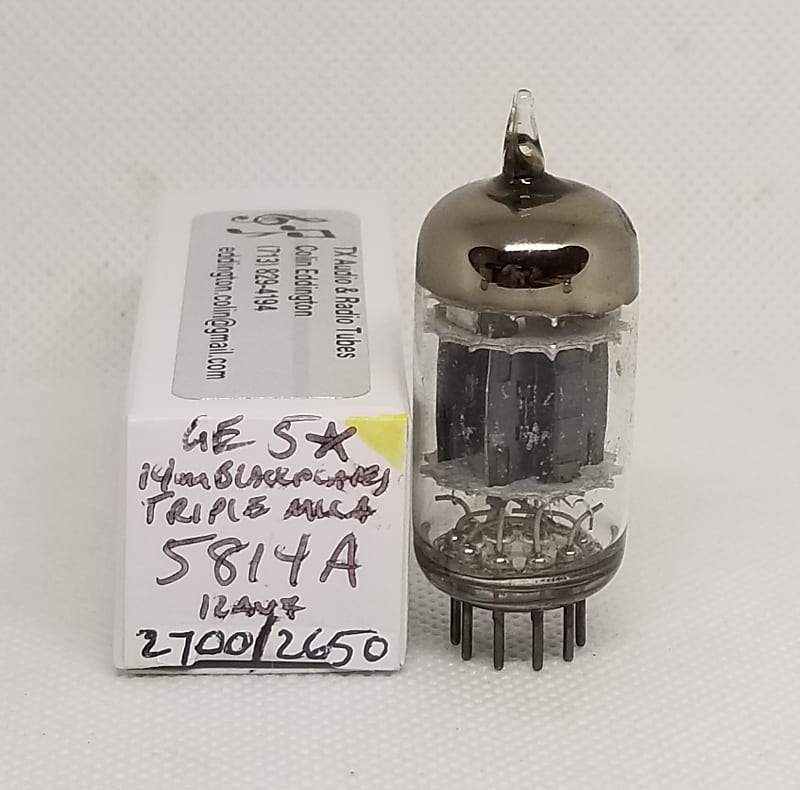 GE 5 Star 5814A Triple Mica, Black Plate, Very Well Balanced | Reverb