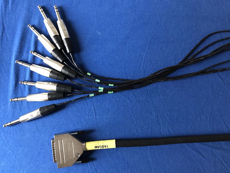 5x Cordial CFD 1,5 DVT cables 4.9ft long/ 5x SUB-D 25 pin | Reverb