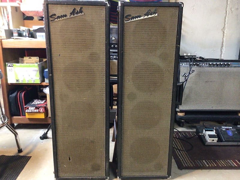 Sam Ash 4-8” PA speaker columns. (Pair) | Reverb