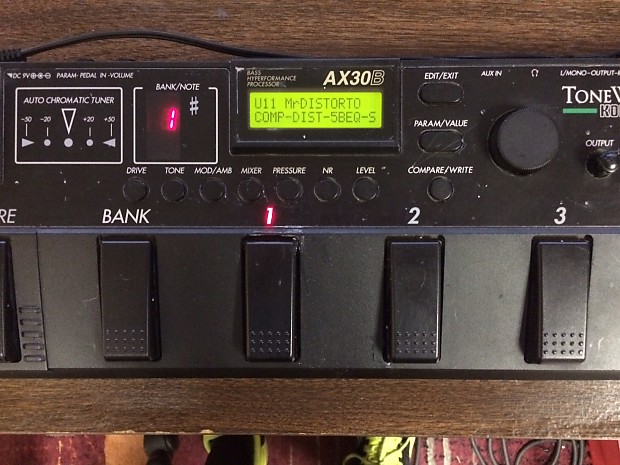 Korg ToneWorks AX30B for Bass 1990s Black | Reverb