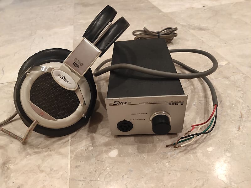 Stax SR-5 + SRD-6 Electrostatic Headphones | Reverb