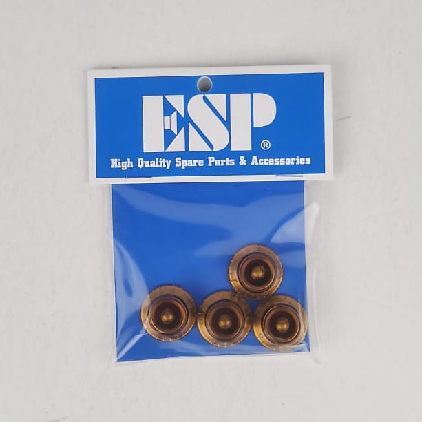 ESP Parts Top Hat LP Knobs - Gold | Reverb