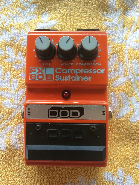 DOD compressor Made In USA Compressor Orange | Reverb