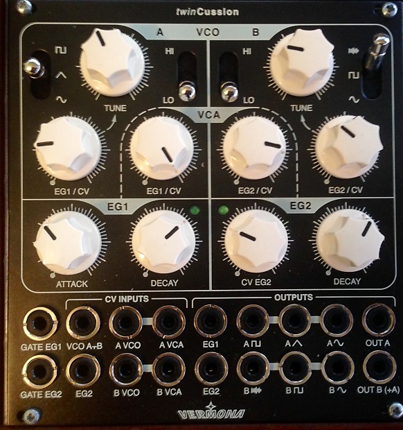 Vermona twinCussion Eurorack drum module | Reverb