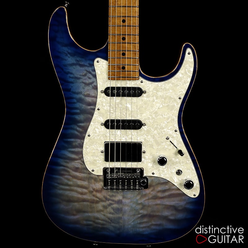 Tom Anderson Drop Top Classic - Abalone To Deep Ocean Blue | Reverb