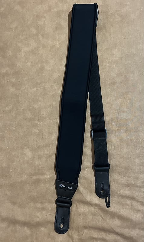 KLIQ Music Gear Aircell Bass Guitar Strap 2023 - Black | Reverb